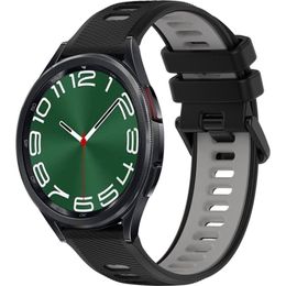Samsung Galaxy Watch 6 Classic Watch Strap - Gray/Black, Uhrenarmband, Grau