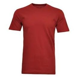Longshirt Ragman, Herren, Gr. 5XT, rot (bordeauxrot), Baumwolle, Rundhals, Shirts