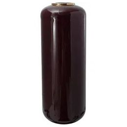 Bodenvase Kayoom "Bodenvase Art Deco 205", lila (beere, goldfarben), B:30cm H:81cm T:30cm Ø:30cm, Vasen