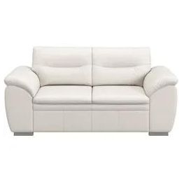 2-Sitzer COTTA "Leandra", weiß (altweiß), B:185cm H:88cm T:90cm, Kunstleder Softlux;NaturLEDER (echtes Rindsleder) Die Rückseite bei Naturlederprodukten ist mit Spannstoff bezogen.;Luxus-Microfaser (100% Polyester);NaturLEDER: Bitte beachten Sie, dass Lederbezüge mehr Nähte aufweisen als Stoffbezüge., Sofas, Polstergarnitur, auch als Set erhältlich