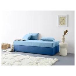 Polsterliege Maintal "Diana", blau, B:93cm L:203cm, Komplettbetten