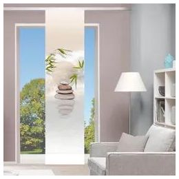 Schiebegardine Home Wohnideen "BENESSA" Gr. 1, beige (natur), B:60cm H:245cm, Polyester, Gardinen, HxB: 245x60