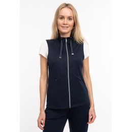 Funktionsweste DEPROC Active "NIGEL PEAK III VEST", Damen, Gr. 44L, blau (navy), 96% Polyester; 4% Elasthan, tailliert, Westen Funktionsweste, auch in Gro&szlig;en Gr&ouml;&szlig;en erh&auml;ltlich
