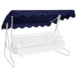 Hollywoodschaukelersatzdach "TOPSELLER", blau, B:210cm T:145cm, Polyester, Angerer FREIZEITMÖBEL, Sonnensegel, (B/T): ca. 210x145 cm