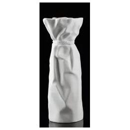 Tischvase Kaiser Porzellan "Papyrus", weiß, B:11,5cm H:30cm T:11cm, Biskuitporzellan, Vasen, Höhe ca. 30 cm