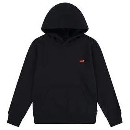 Levi's Hoodie LEVI'S KIDS "LVB MINI BATWING PULL OVER HOO", Jungen, Gr. 5 (110), schwarz, Sweatware, Obermaterial: 62% Baumwolle, 38% Polyester, Casual, bequem, angesetztes Bündchen, Sweatshirts, for BOYS