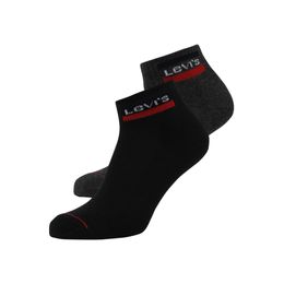 Levi's Levi's Socken Damen Gr&ouml;&szlig;e 39/42 grau / rot / schwarz / wei&szlig;