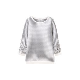 Tom Tailor Denim Sweatshirt Damen Gr&ouml;&szlig;e M rauchblau / wei&szlig;
