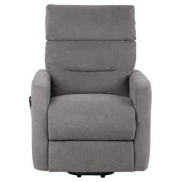 TV-Sessel Duo Collection "Palomas mit eletrischer Aufstehhilfe und Relaxfunktion", grau, B:76cm H:88cm T:89cm, Webstoff: Polyester 90%, Nylon 10%, Sessel, Taschenfederkern mit Stahlwellenunterfederung