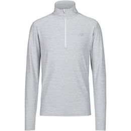 New Balance Funktionsshirt Herren - grau - Gr. XL - Polyester/Elastan