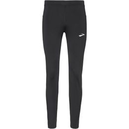 Brooks Momentum Thermal Lauftights Herren - schwarz - Gr. XL - Polyester/Elastan
