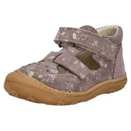 Lauflernschuh Pepino "Pepino Sandalen Leder", Kinder, Gr. 21, rosa, Leder, Schuhe