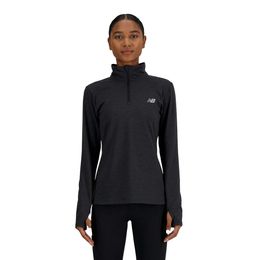 New Balance Space Dye Quarter Zip Shirt Damen