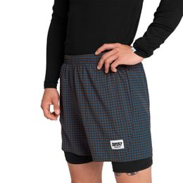 Saysky Houndstooth Pace 5 Inch 2-in-1 Shorts Herren