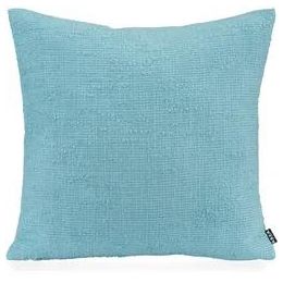 HOCK Dekokissen H.O.C.K. "Marcal", blau (türkis, unifarben), B:50cm H:10cm L:50cm, Obermaterial: 100% Polypropylen. Füllung: 100% Polyester, Dekokissen_Sitzkissen_Kissenhüllen