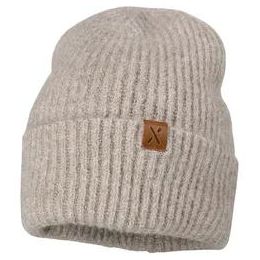Strickmütze MaxiMo, Baby, Gr. 51/53, buchemeliert, Strick, Materialmix, unifarben, Mützen, doppelt gestrickt, ungefüttert, breiter Umschlag