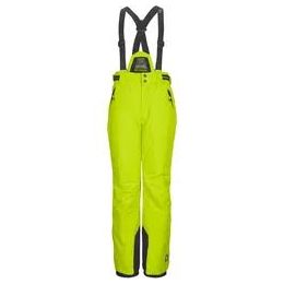 Skihose Killtec "KSW 214 BYS SKI PNTS", Kinder, Gr. 176, Normalgrößen, gelb (neongelb), Oberstoff: 100% Polyester, Futter: 100% Polyester, Füllung: 100% Polyester, Hosen, Wasserdichte, atmungsaktive Skihose mit verstellbarem Latz.