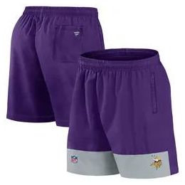 Sporthose Fanatics "Fanatics Shorts Minnesota Vikings Woven", Herren, Gr. XL, US-Größen, blau, 100% Nylon, Hosen