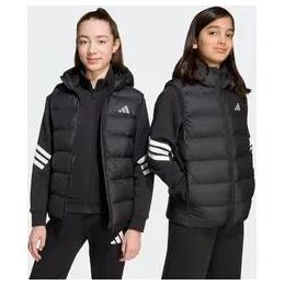Funktionsweste Adidas SPORTSWEAR "J SD VEST", Kinder, Gr. 152, schwarz, Obermaterial: 100% Polyester. Füllung: 100% Polyester. Wattierung: 100% Polyester, sportlich, Westen