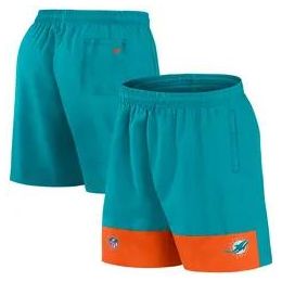 Sporthose Fanatics "Fanatics Shorts Miami Dolphins Woven", Herren, Gr. XL, US-Größen, blau, 100% Nylon, Hosen