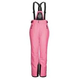 Skihose Killtec "KSW 213 GRLS SKI PNTS", Kinder, Gr. 128, Normalgrößen, neonpink, Oberstoff: 100% Polyester, Futter: 100% Polyester, Füllung: 100% Polyester, Hosen, Wasserdichte, atmungsaktive Skihose mit verstellbarer Taille