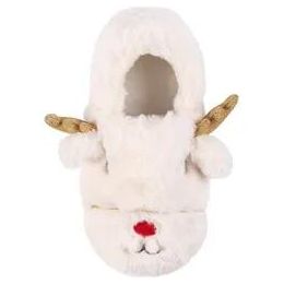 Haussocken Fun Socks "shoes & slippers", Kinder, Gr. 33 (34), reindeer lurex, Polyester, unifarben, Socken, mit elastischem Bund