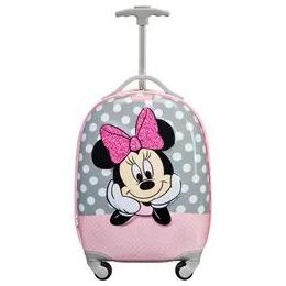 Kinderkoffer Samsonite "Disney Ultimate 2.0, 46 cm, Minnie Glitter", Gr. B/H/T: 36cm x 46cm x 20cm 24 l, rosa (minnie glitter), Polycarbonat, festlich, Koffer, Kinder Reisegepäck Handgepäck-Koffer