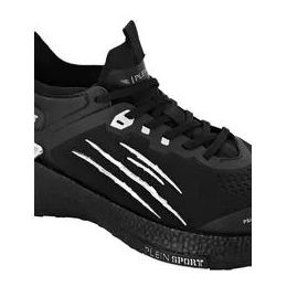 Sneaker Plein Sport "Läufer Sneaker", Gr. 39, Normalschaft, schwarz (0291, schwarz, nickel), Schuhe