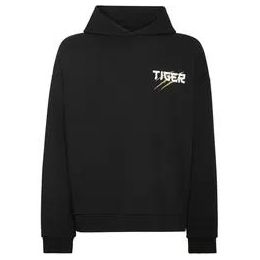 Sweatshirt Plein Sport "Tiger Tokyo", Herren, Gr. 4XL, schwarz (0294, schwarz, lightgold), Obermaterial: 88% Baumwolle, 12% Polyester, Sweatshirts