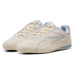 Sneaker Puma "CATCH SOLEIL SD", Gr. 40, weiß (alpine snow, haute tropic), Leder, colorblocking, Schuhe, Design auf den Spuren des Puma Speedcat