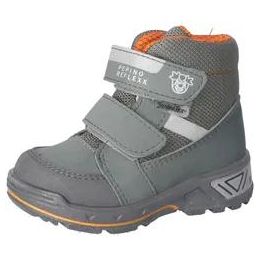 Stiefelette Pepino "Pepino Stiefelette Lederimitat", Kinder, Gr. 24, grün (grün, grau), Lederimitat, casual, Schuhe