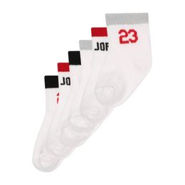 Jordan Socken Jungen Größe 18.5/23.5 grau / rot / schwarz / weiß