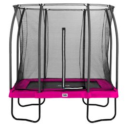Salta Trampoline - Comfort Edition - rechteckig - 153 x 214cm - 5x7ft - Schutzrand pink