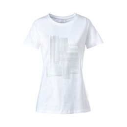 Heine T-Shirt Damen Gr&ouml;&szlig;e XL silber / wei&szlig;