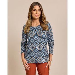 Helena Vera Shirt mit Rauten-Druck