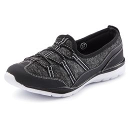 Lascana Damen Sneaker, schwarz-weiß, Größe 39