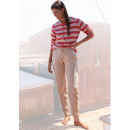 H.I.S. H.I.S Damen Relaxhose, nougat, Gr&ouml;&szlig;e 48/50