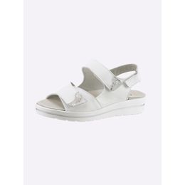 airsoft comfort+ Damen Sandalette, wei&szlig;, Gr&ouml;&szlig;e 40