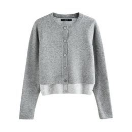 Next Strickjacke Damen Gr&ouml;&szlig;e XXL/XXXL hellgrau / graumeliert