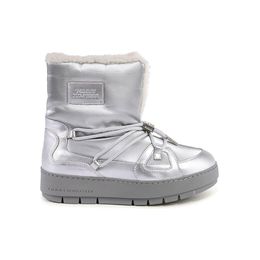 Tommy Hilfiger Shoes Winterboots in Silber - 56% | Gr&ouml;&szlig;e 39 | Damen-stiefel