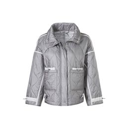 Heine Between-Season Jacket female size L/XL Grey / White