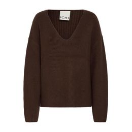 Ichi Pullover 'IHCHANA' Damen Gr&ouml;&szlig;e XL dunkelbraun