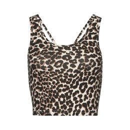 active by Lascana Lascana Active Top Damen Gr&ouml;&szlig;e L beige / braun / schwarz
