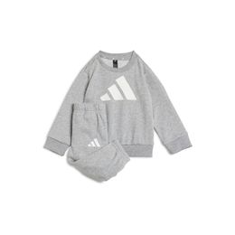 adidas Sportswear Trainingsanzug Jungen Gr&ouml;&szlig;e 80 grau / wei&szlig;