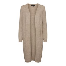 V&eacute;ro Moda Vero Moda Strickjacke 'VMDoffy' Damen Gr&ouml;&szlig;e L beigemeliert