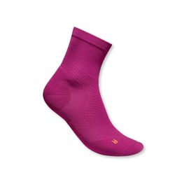 Bauerfeind Sports Run Ultralight Mid Cut Socks Bekleidung Herren pink