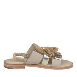 CRICK IT Crickit Sandaletten mit Absatz - Sandale ROJA - Gr. 38 (EU) - in Beige - für Damen