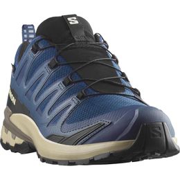 Salomon Herren Trailrunningschuh "XA PRO 3D V9 GORE-TEX", Gr. 49poseidon, weiß pepper, falcon, Synthetik, Textil, Schuhe, wasserdicht