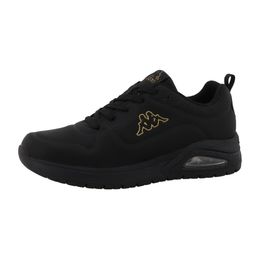 Sneaker Kappa "Caroline", Gr. 38, schwarz, Synthetik, Schuhe