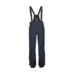 Skihose Killtec "KSW 100 ENOSH MN SKI PNTS", Herren, Gr. L, Normalgrößen, blau (dunkelblau), Oberstoff: 100% Polyester, Futter: 100% Polyester, Füllung: 100% Polyester (recycelt), Hosen, Wind- und wasserdichte Skihose, verstellbar, mit Schneefängen